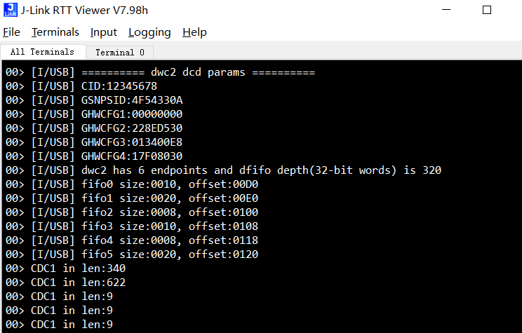 HC32F460移植CherryUSB实现双CDC